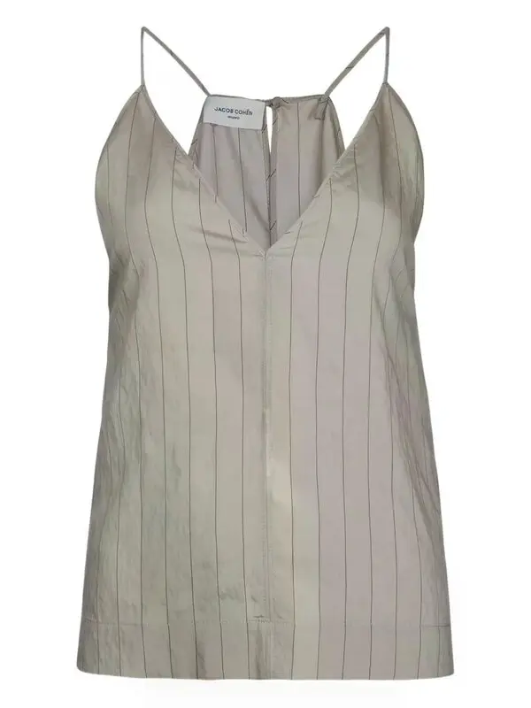 Jacob Cohen Striped V-neck Blouse