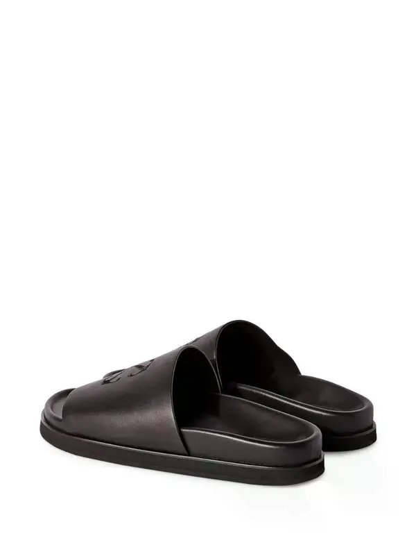 Off-White Arrow Motif Leather Slides