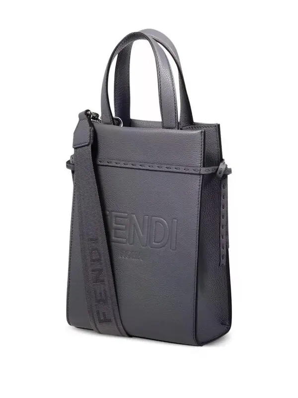 Fendi Embossed Logo Tote Bag