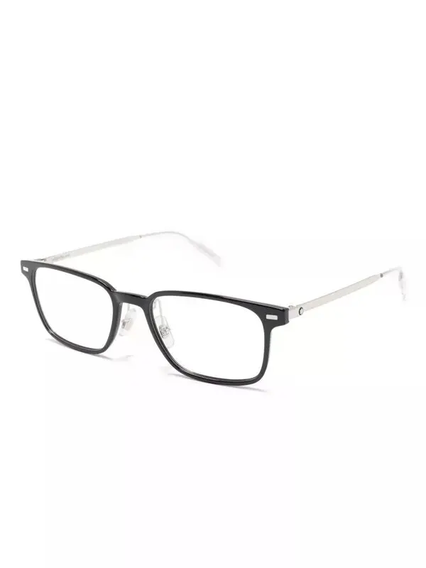 Montblanc Rectangle Frame Eyeglasses - Black