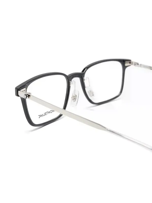 Montblanc Rectangle Frame Eyeglasses - Black