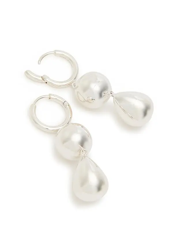 Lié Studio The Catherine Sterling Hoop Earrings By