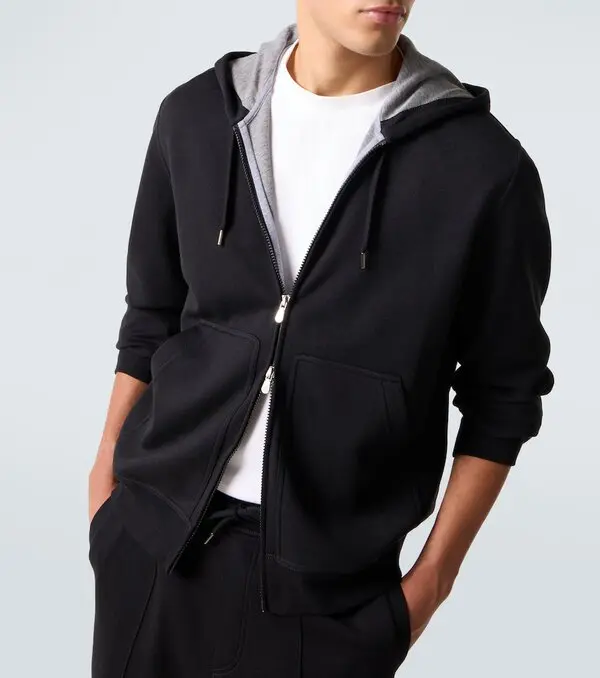 Brunello Cucinelli Cotton-blend Hoodie - Black