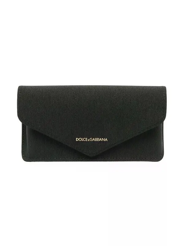 Dolce & Gabbana Square Frame Sunglasses With Gold-tone Logo