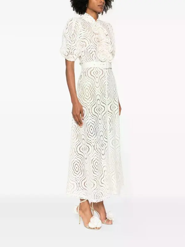 MOOS STUDIO Puff Majesty Maxi Dress - Neutrals