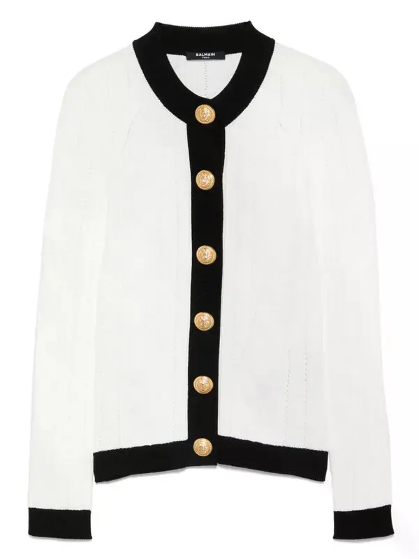 Balmain Two-tone Cardigan