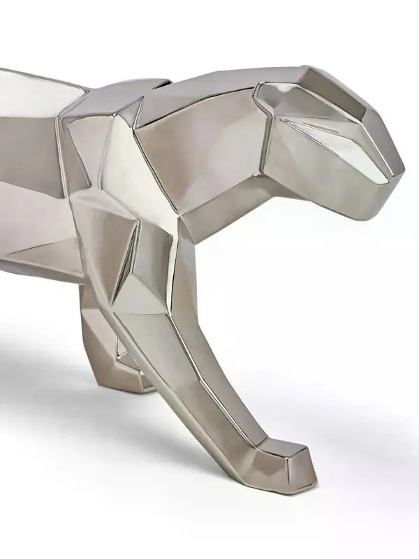 LLADRO Panther Sculpture - Silver