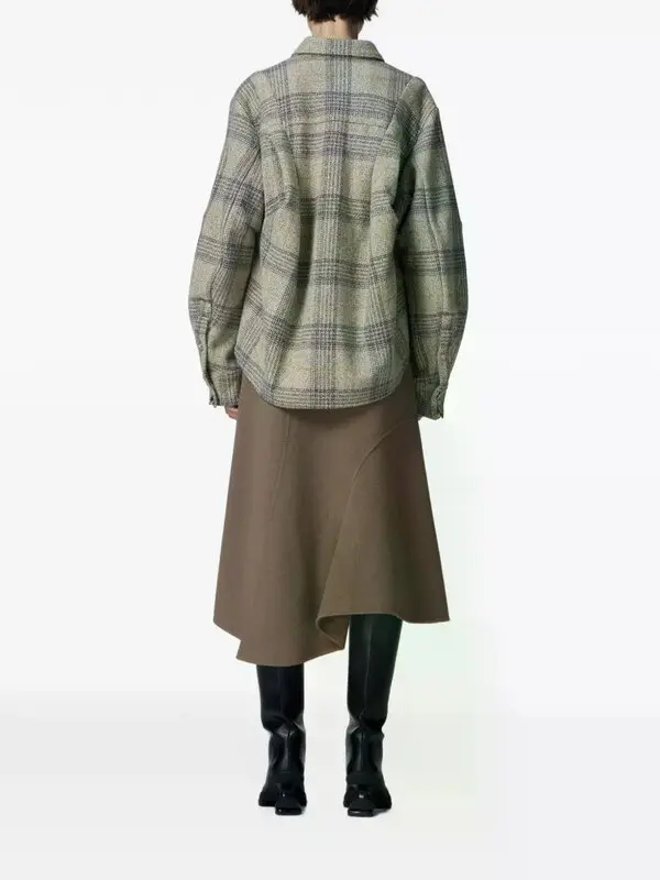 JNBY Check-print Wool Jacket