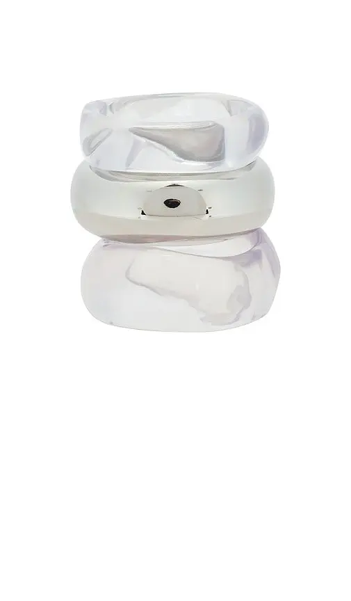 EPIFENE Liquid Resin Bangles Set Of 3