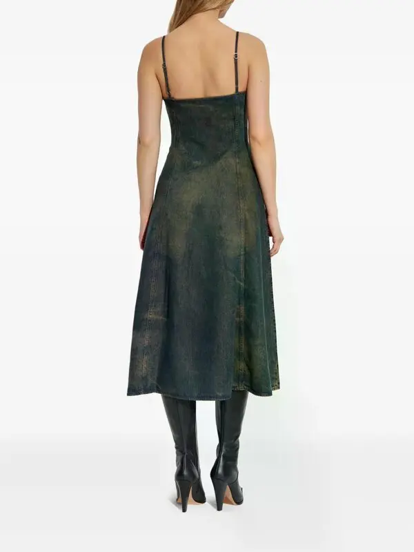 DIESEL® V-neck Midi Dress