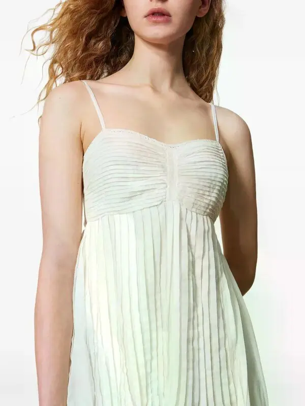 TWINSET Pleated Maxi Dress