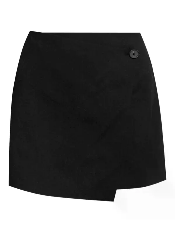 BY MALENE BIRGER Asymmetric Buttoned Mini Skirt