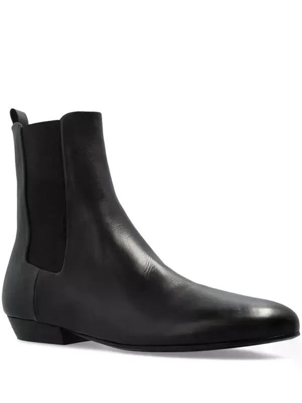 Marsèll Leather Chelsea Boots - Black