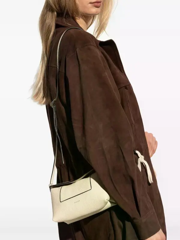 WANDLER Penelope Leather Crossbody Bag - Neutrals