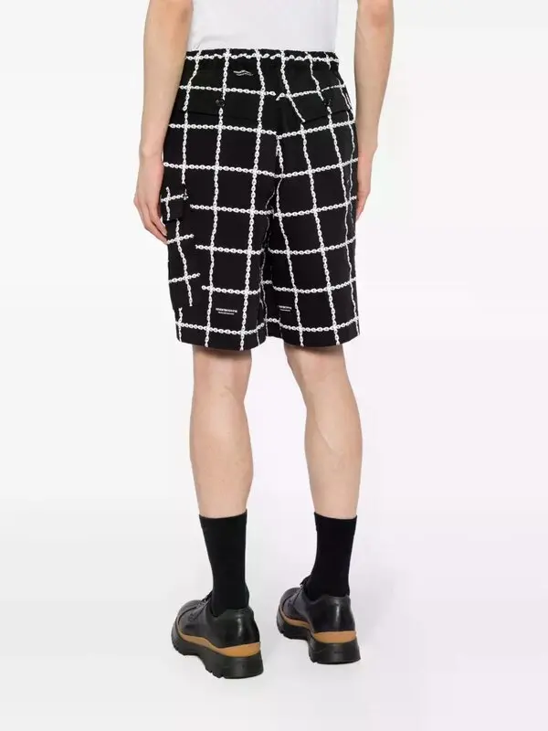 Undercover Logo-print Belted Shorts