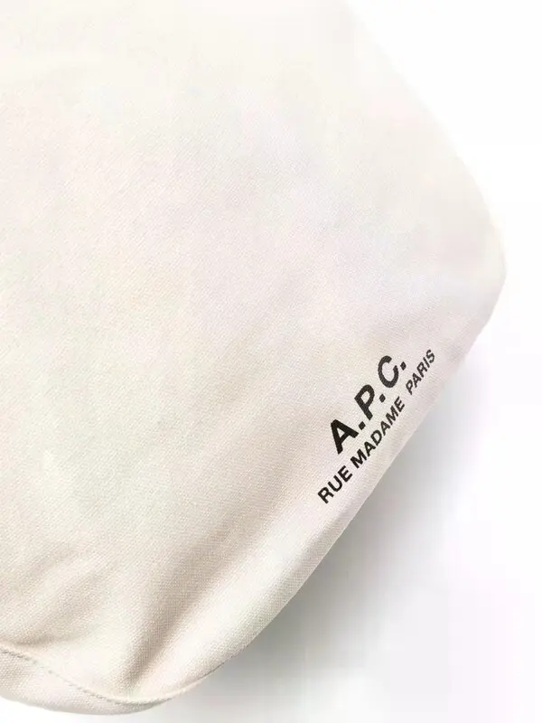 A.p.c. Canvas Shoulder Bag - Neutrals