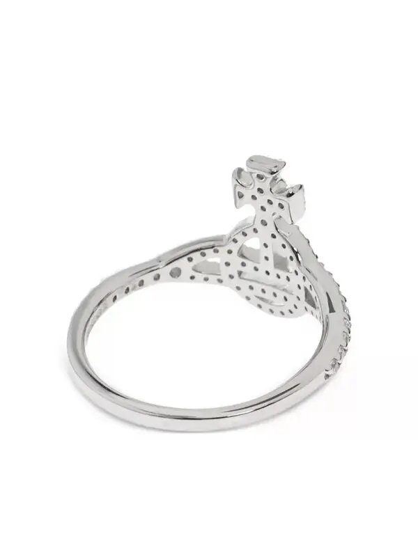 VIVIENNE WESTWOOD Calliope Ring With Crystal Embellishments