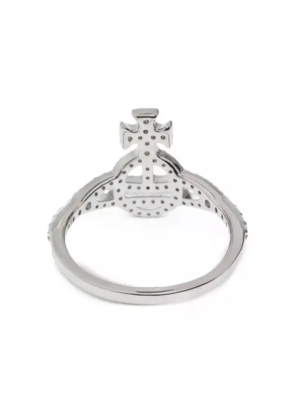 VIVIENNE WESTWOOD Calliope Ring With Crystal Embellishments