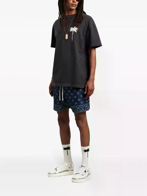 Palm Angels Palm Tree-print Cotton T-shirt