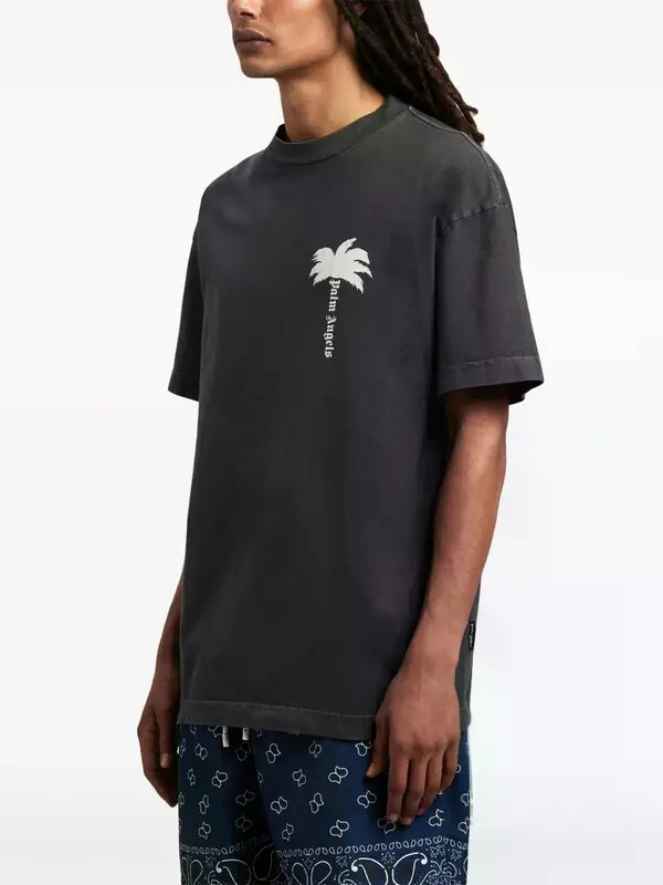 Palm Angels Palm Tree-print Cotton T-shirt