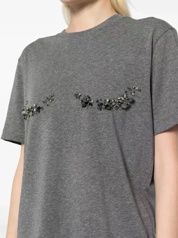 JNBY Crystal Embellished T-shirt