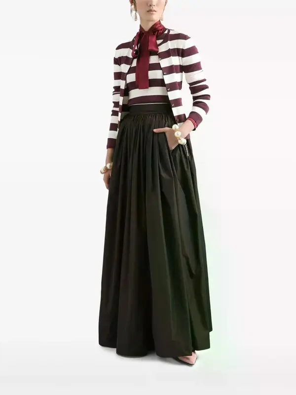 Dolce & Gabbana Striped Cardigan - White