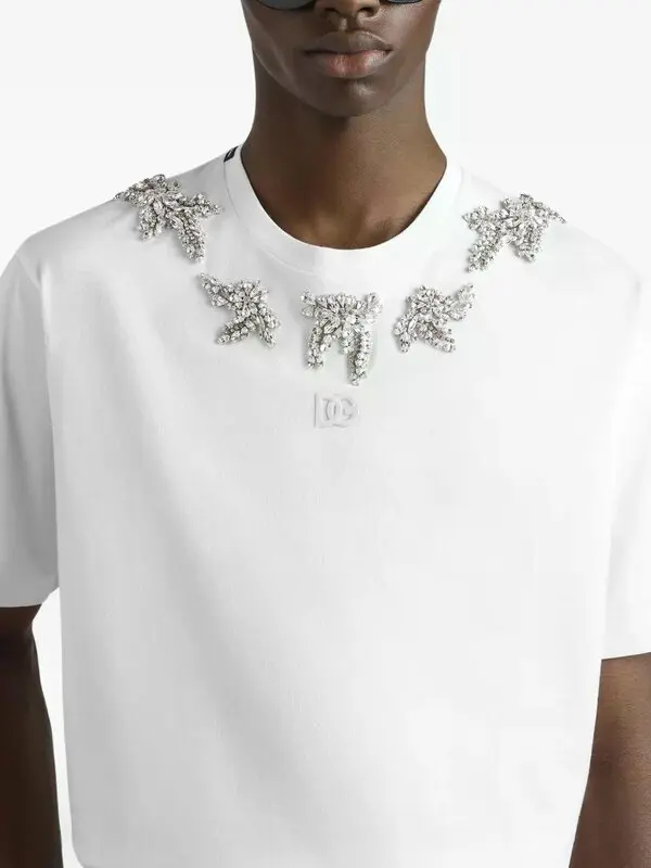 Dolce & Gabbana Crystal-embellished T-shirt
