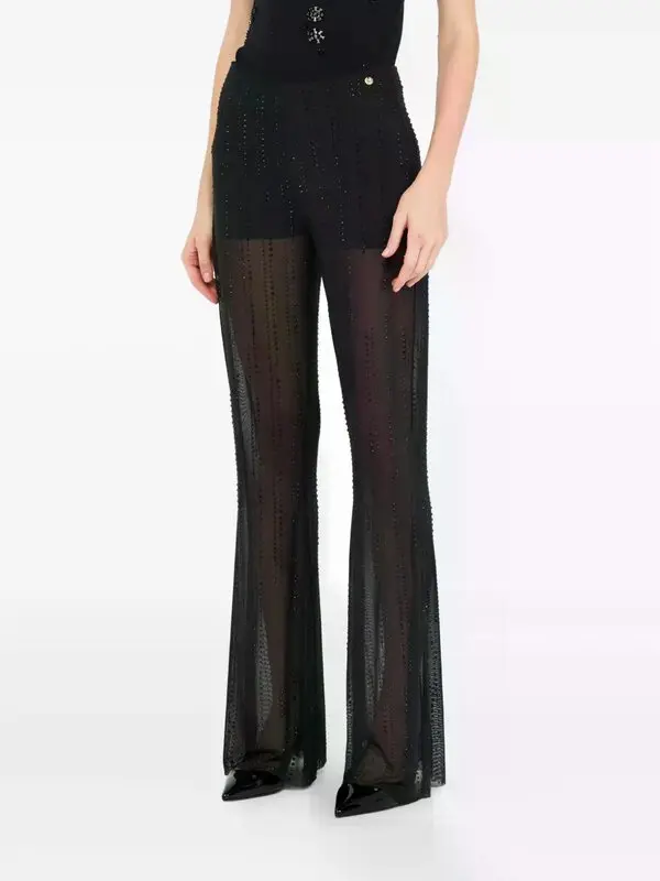 Liu Jo Embellished Tulle Trousers