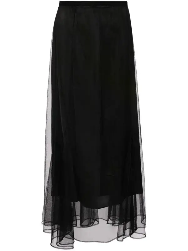 JNBY Tulle Maxi Skirt - Black