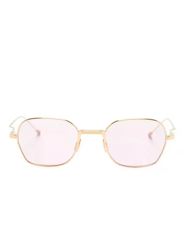 Thom Browne Square-frame Sunglasses - Gold