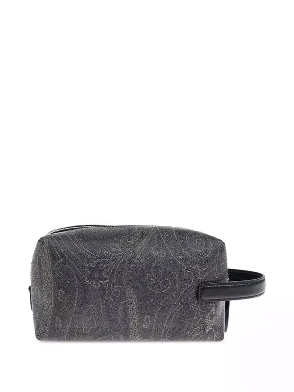Etro Paisley-patterned Pouch - Grey
