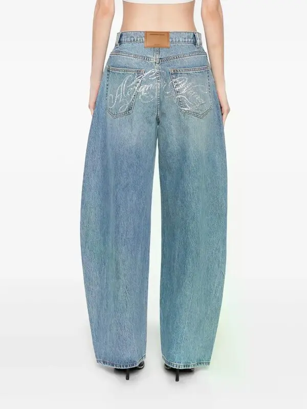 Alexander Wang Rhinestone Embellishment Jeans