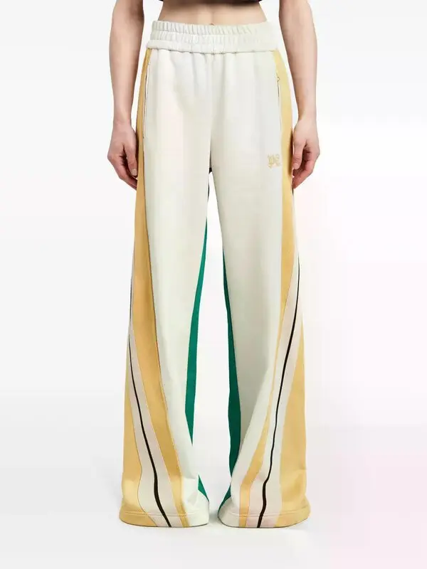 Palm Angels Colour-block Track Pants - White