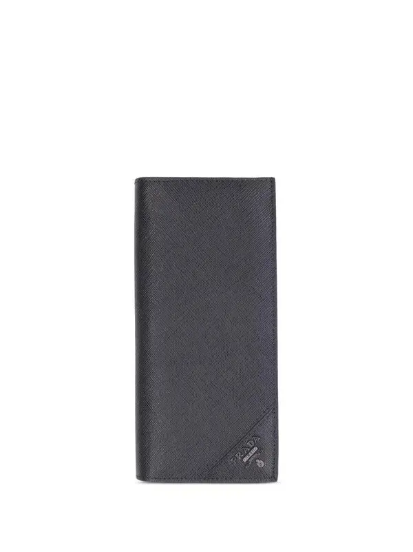 Prada Saffiano Leather Document Holder - Black