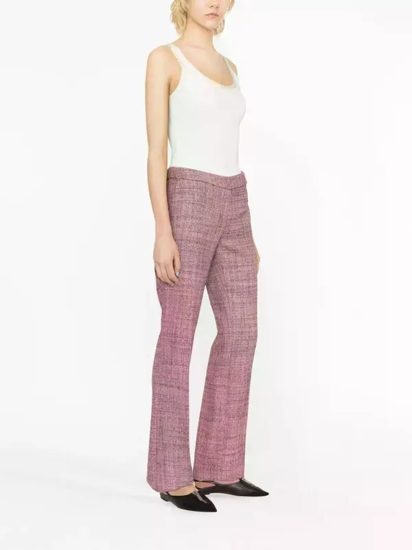 Stella McCartney Mélange Effect Wool Trousers
