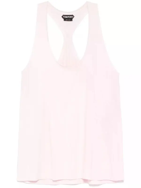 TOM FORD Lightweight Jersey Racerback Tank Top