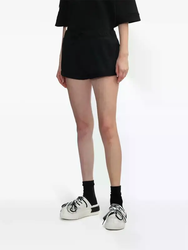 IRO PARIS Organic Cotton Mini Shorts With Embroidered Logo