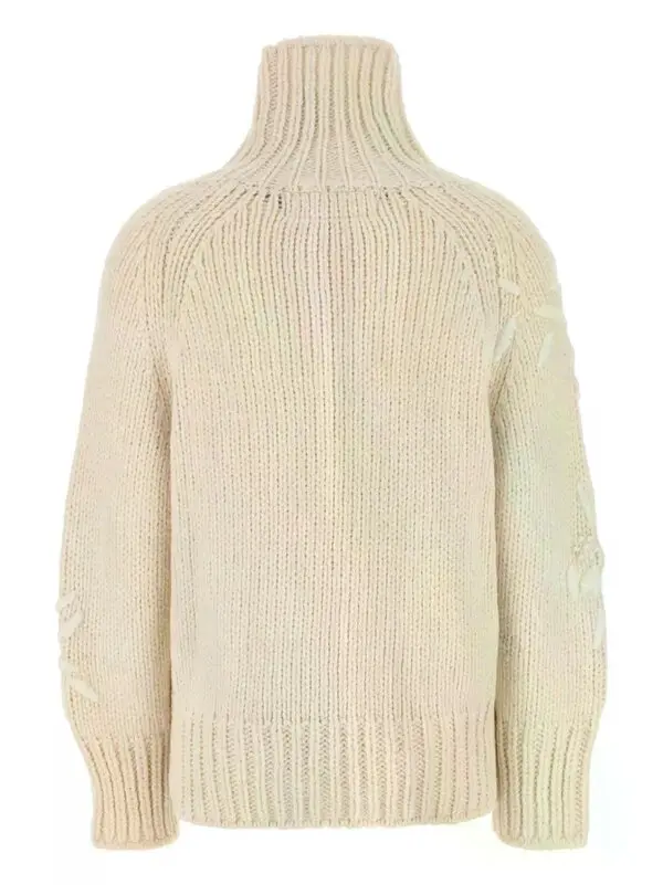 Ermanno Scervino Embroidered Alpaca-blend Jumper