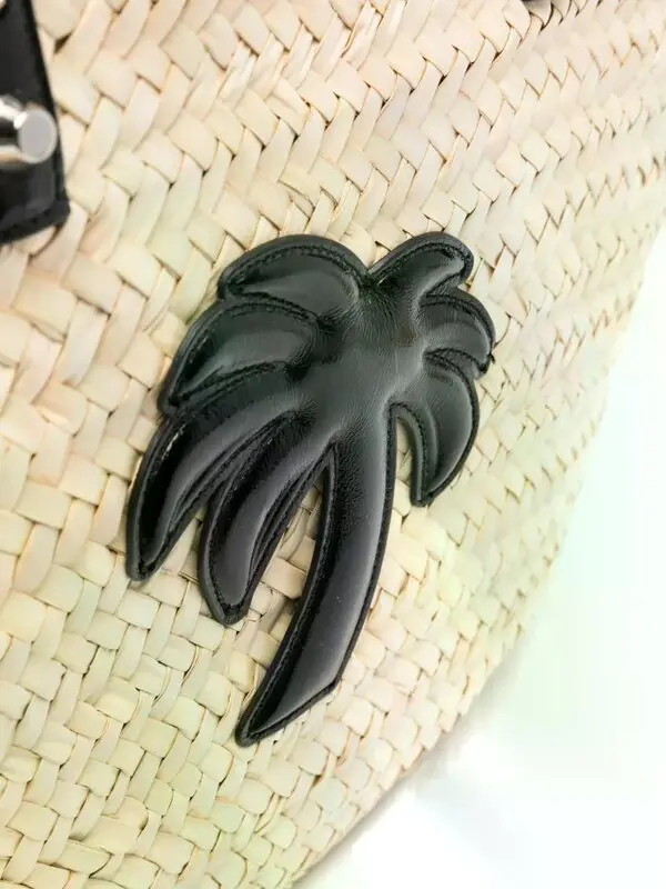 Palm Angels Palm-appliqué Basket Bag