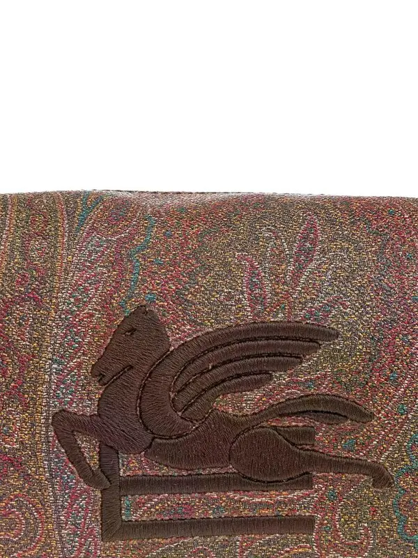 Etro Paisley-patterned Wash Bag - Brown