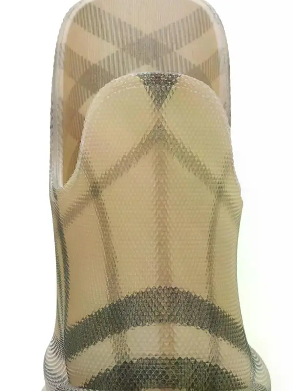Burberry Checked Ankle Boots
