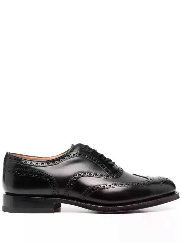 Church's Burwood Decorative Stitching Brogues - Black