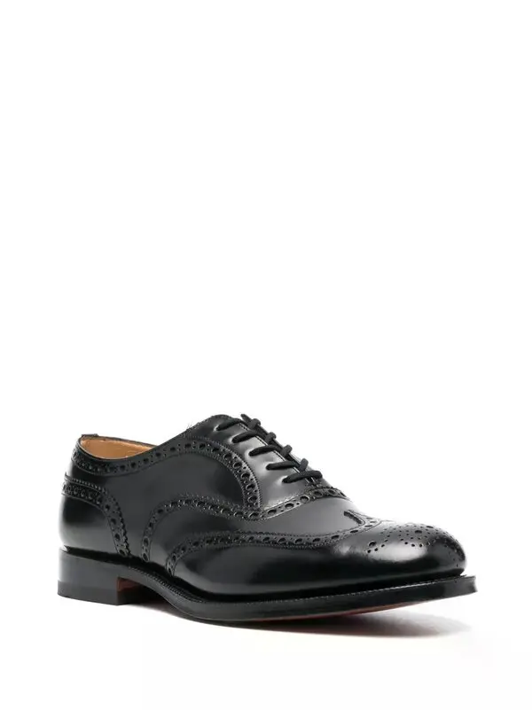 Church's Burwood Decorative Stitching Brogues - Black