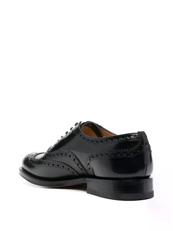 Church's Burwood Decorative Stitching Brogues - Black