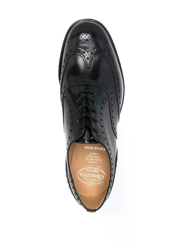 Church's Burwood Decorative Stitching Brogues - Black