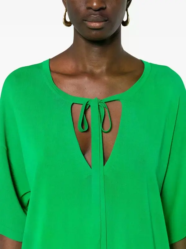 P.a.r.o.s.h Knitted Top With Pussy-bow Detail