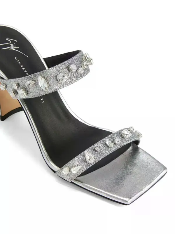 GIUSEPPE ZANOTTI Flaminia 85mm Crystal-embellished Sandals