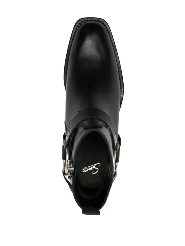 SONORA Dulce Belt Leather Ankle Boots