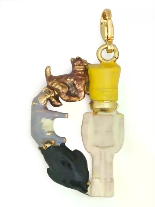 Marni Alphabet "d" Charm - Gold