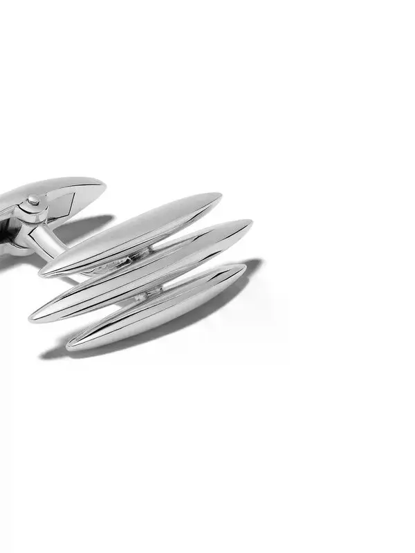 SHAUN LEANE Arc Triple Cufflinks - Silver